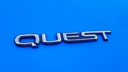 93 94 95 96 97 98 NISSAN QUEST SIDE DOOR CHROME EMBLEM LOGO SYMBOL ...