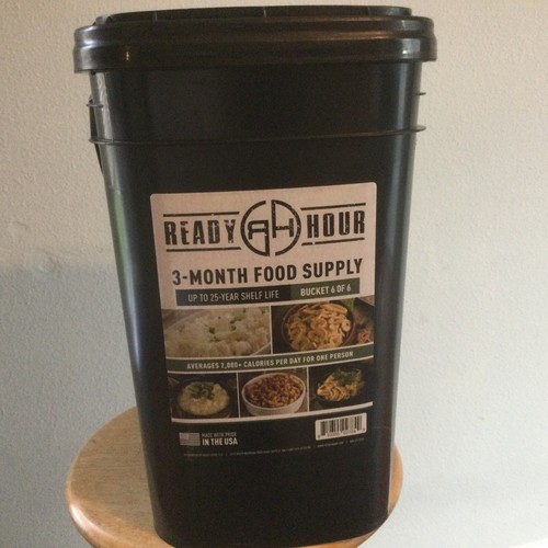Ready Hour 3-Month Emergency Food Supply - Up to 25-Years Shelf Life ...