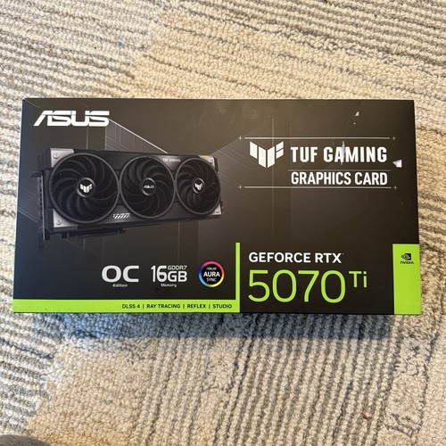 ASUS TUF RTX 5070 Ti OC 16GB Gaming NVIDIA GeForce GPU (Serial Number ...