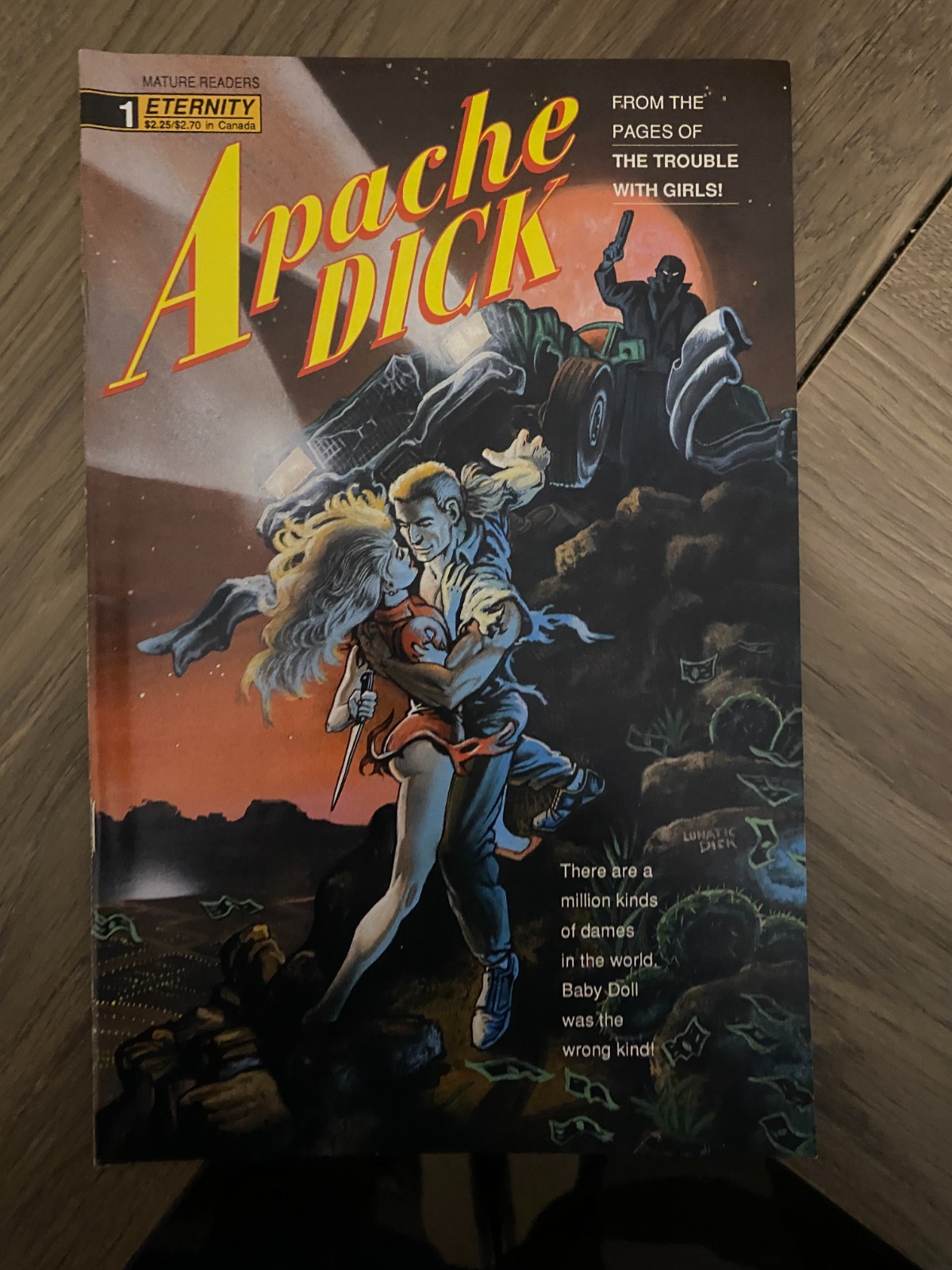 APACHE DICK #1 FEBRUARY 1990 ETERNITY COMICS VF/NM | eBay