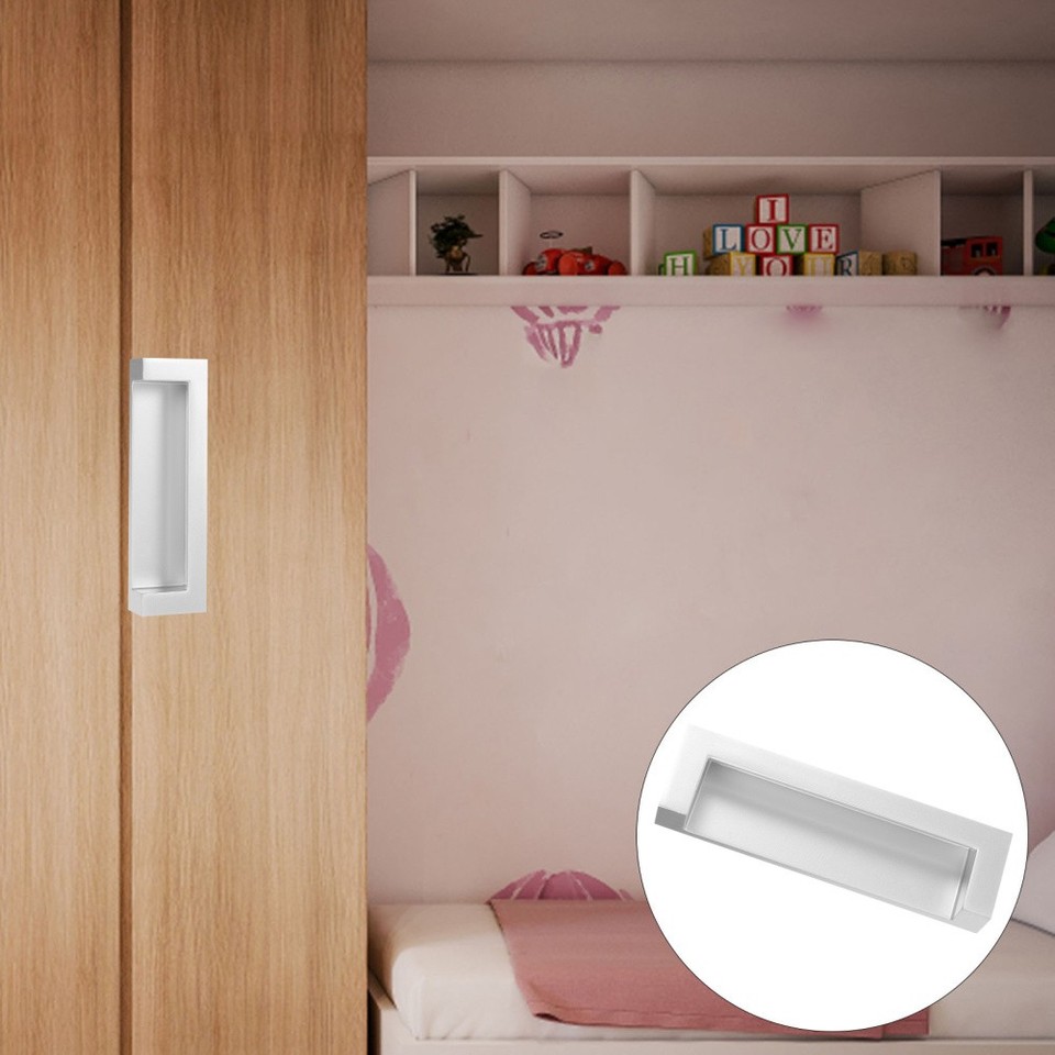 Recessed Door Handle Kitchen Cabinet Handles Invisible for Wardrobe ...