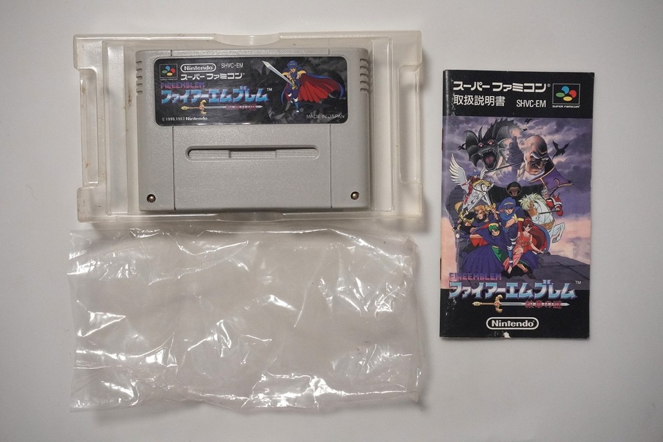 Super Famicom Fire Emblem Mystery of the Emblem boxed Japan SFC game US ...
