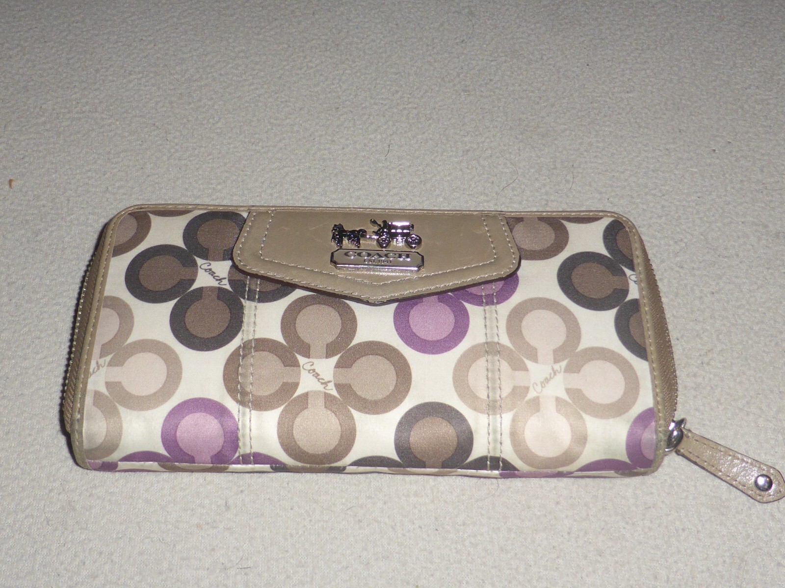 COACH MONOGRAM C LOGO ACCORDIAN WALLET CARD HOLDER TR… - Gem