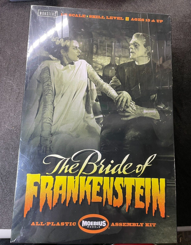 MOEBIUS BRIDE OF FRANKENSTEIN 1/8 SCALE UNASSEMBLED MODEL KIT FACTORY ...