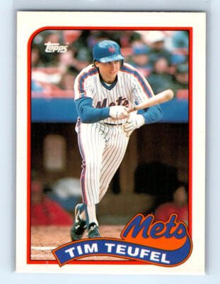 1989 Topps # 9 Tim Teufel Mets | eBay
