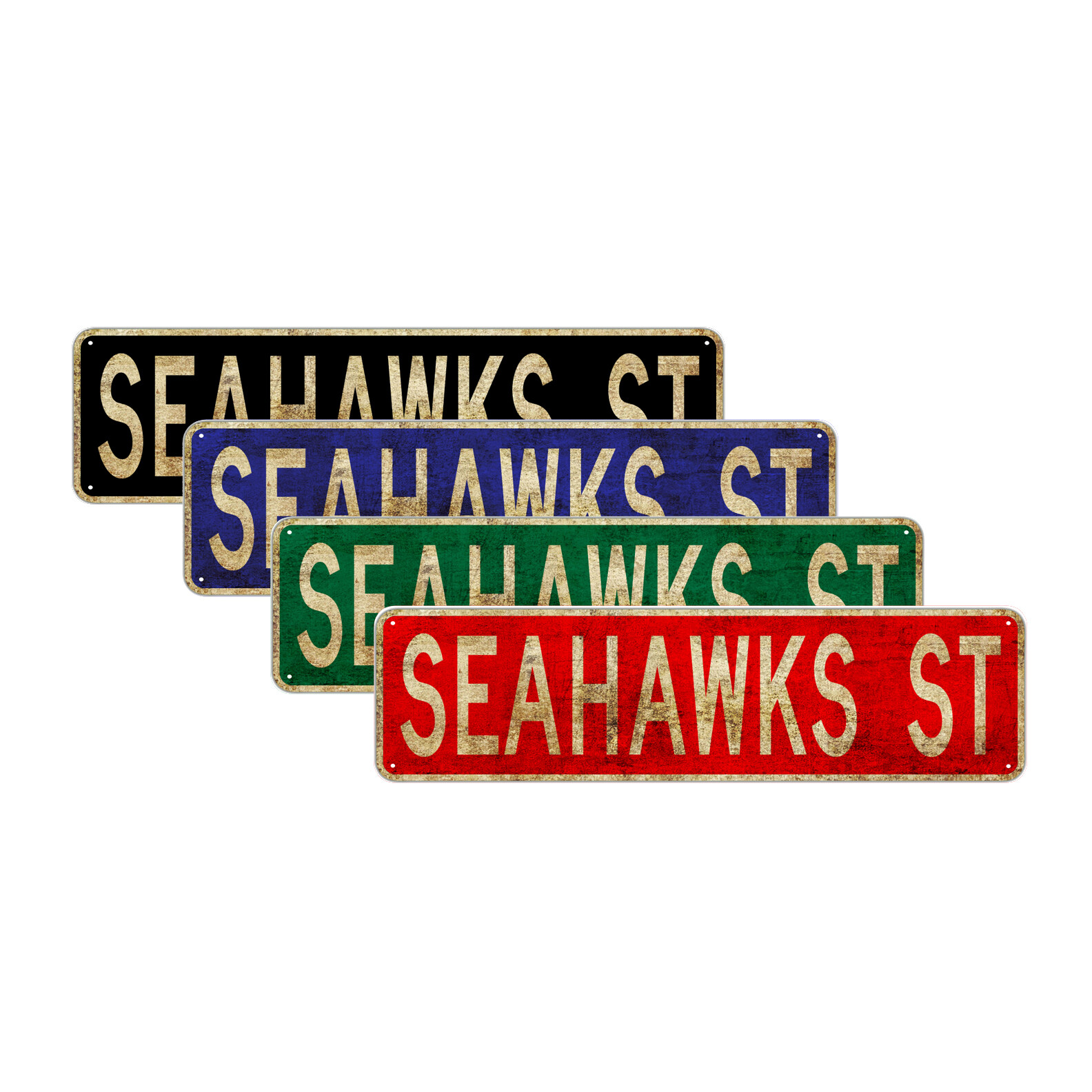 Seattle Seahawks Street Sign American Football Team Vintage Décor ...