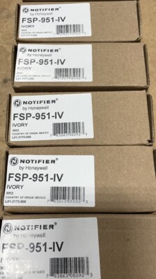 NOTIFIER FSP-951-IV SMOKE DETECTOR Brand New In Sealed Box | eBay