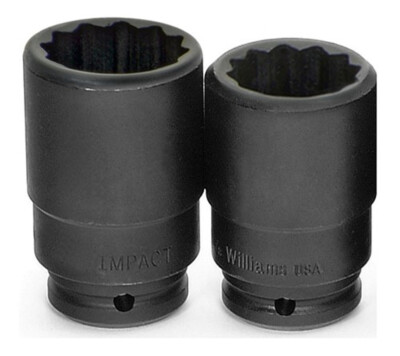 46mm Deep Supertorque Socket, 6 Point, 3/4"Drive, Chrome. Williams ...