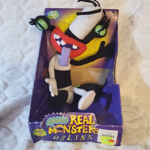 Vintage 1995 Nickelodeon Aaahh!!! Real Monsters OBLINA Plush Doll 90s ...