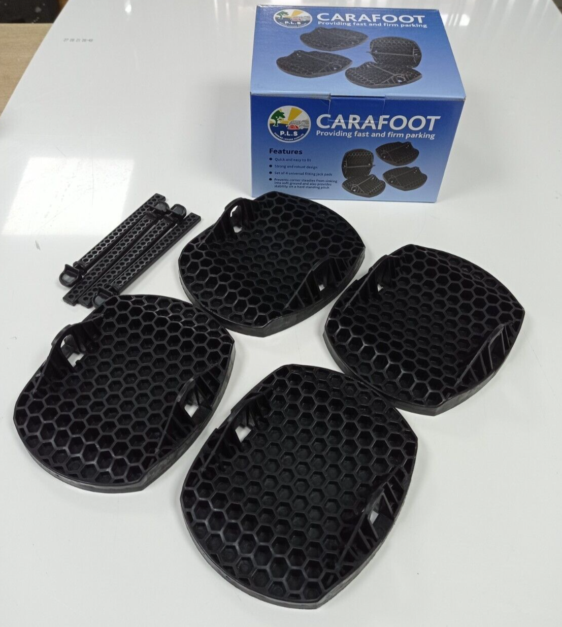 Carafoot Jack Pads Set of 4 Caravan Leg Feet Caravan Steady Foot ...
