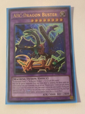 Yugioh 1st VLP/NM ABC-Dragon Buster SDKS-EN041 Ultra Rare | eBay Australia
