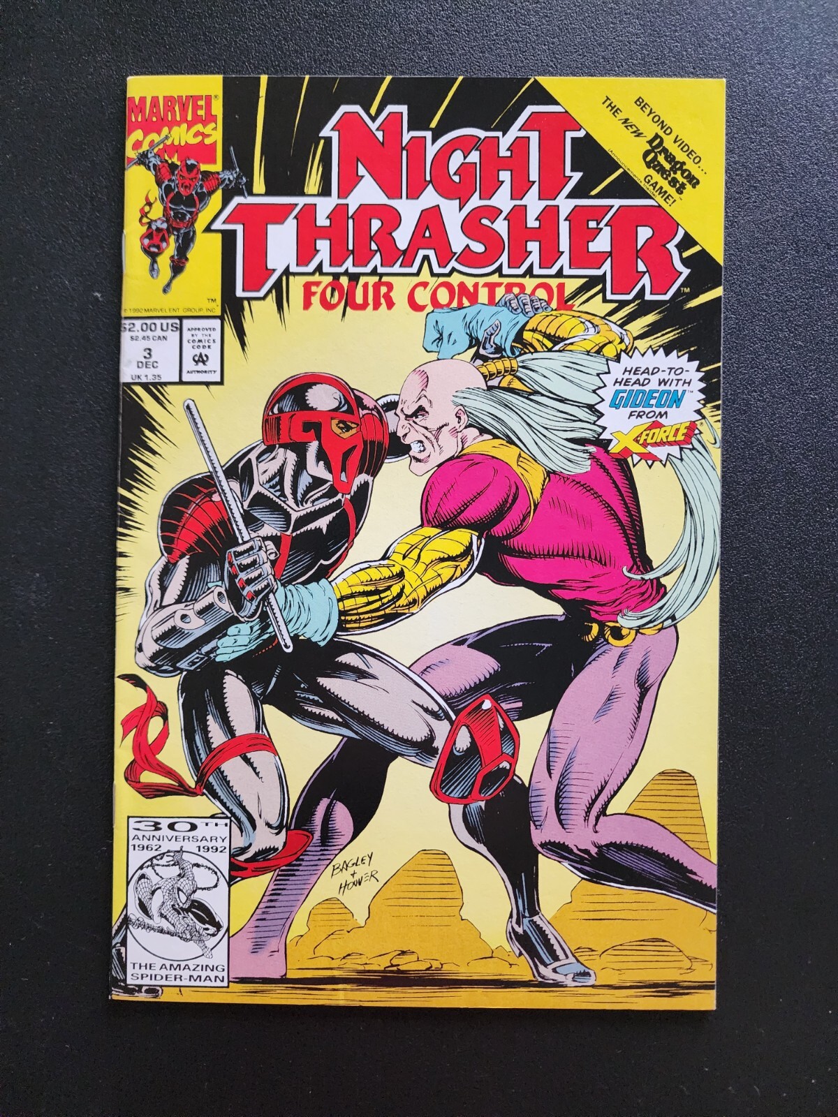 Marvel Comics Night Thrasher Four Control #3 December 1992 Mark Bagley ...
