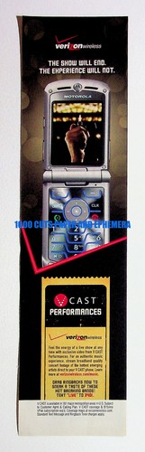 Motorola Cell Phone Verizon V Cast 2006 Trade Print Magazine Ad Poster ...