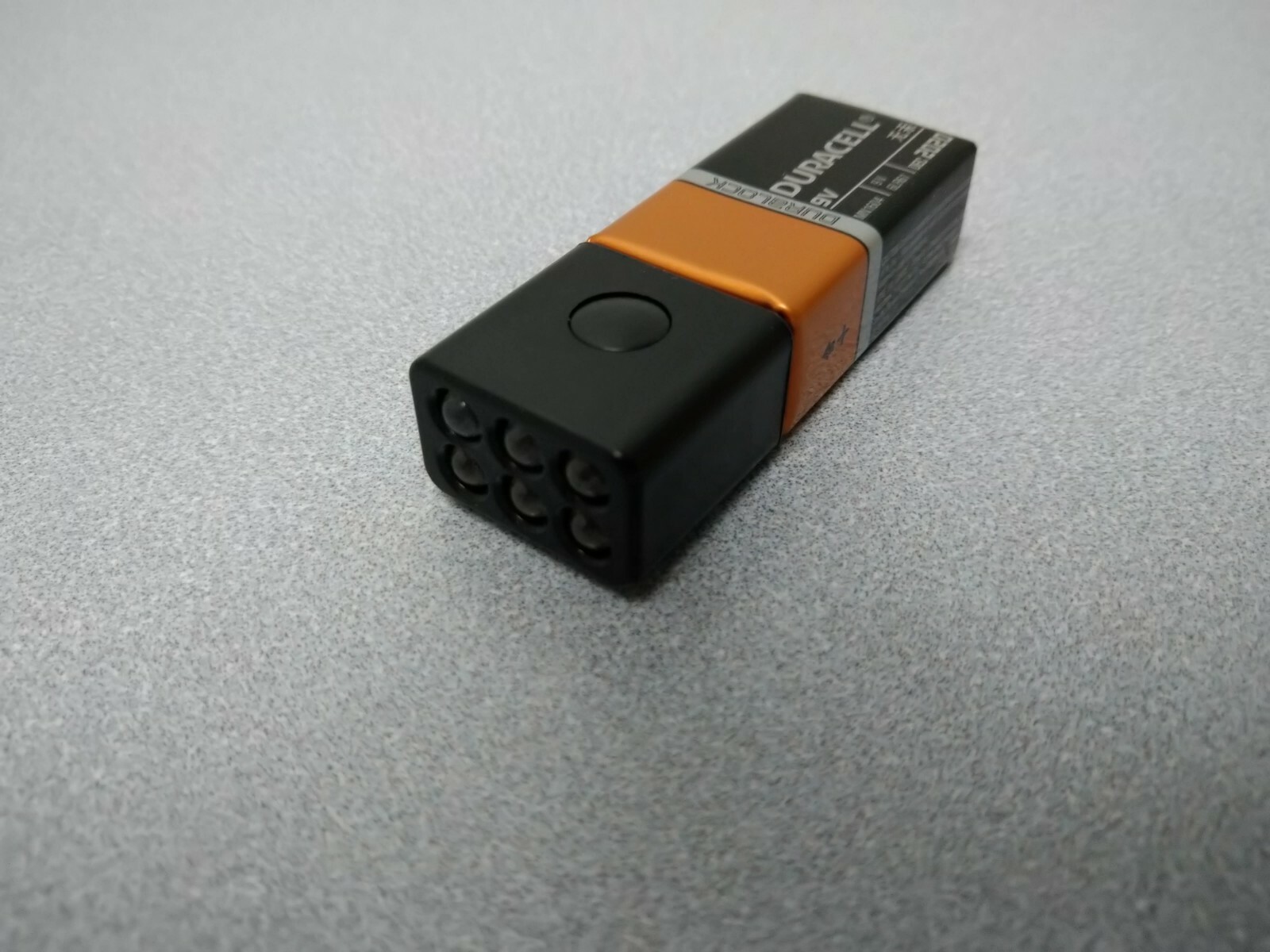 9V LED 3-Way Flashlight Blocklite Torch Camping Hiking Bright Utility ...