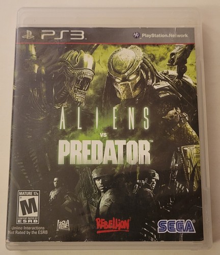 CASE ONLY - Aliens vs. Predator (PlayStation 3, 2010) Sega Acceptable ...