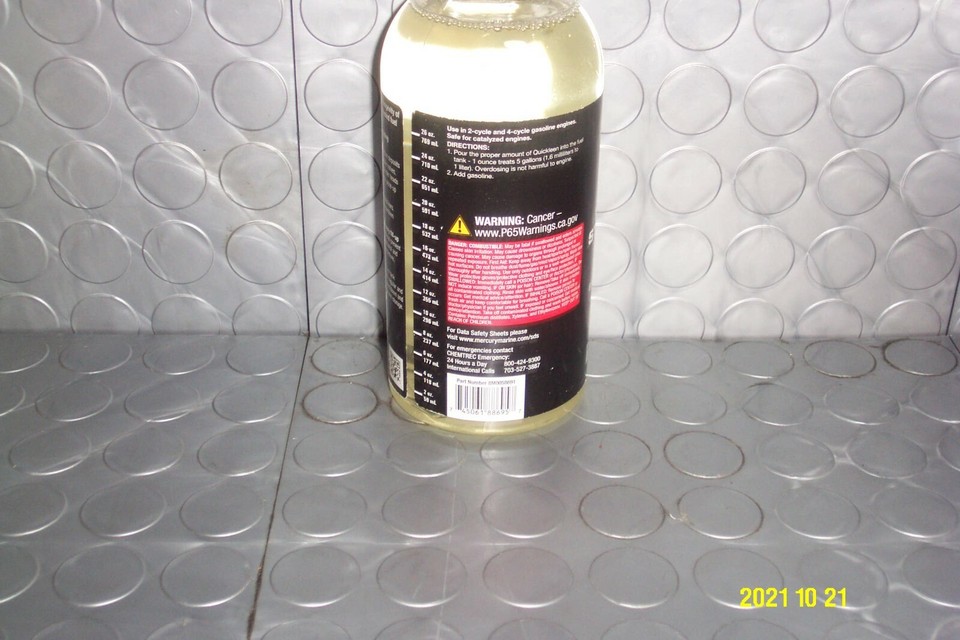 Mercury Quicksilver Quickleen Engine and Fuel System Cleaner 32oz 92 ...