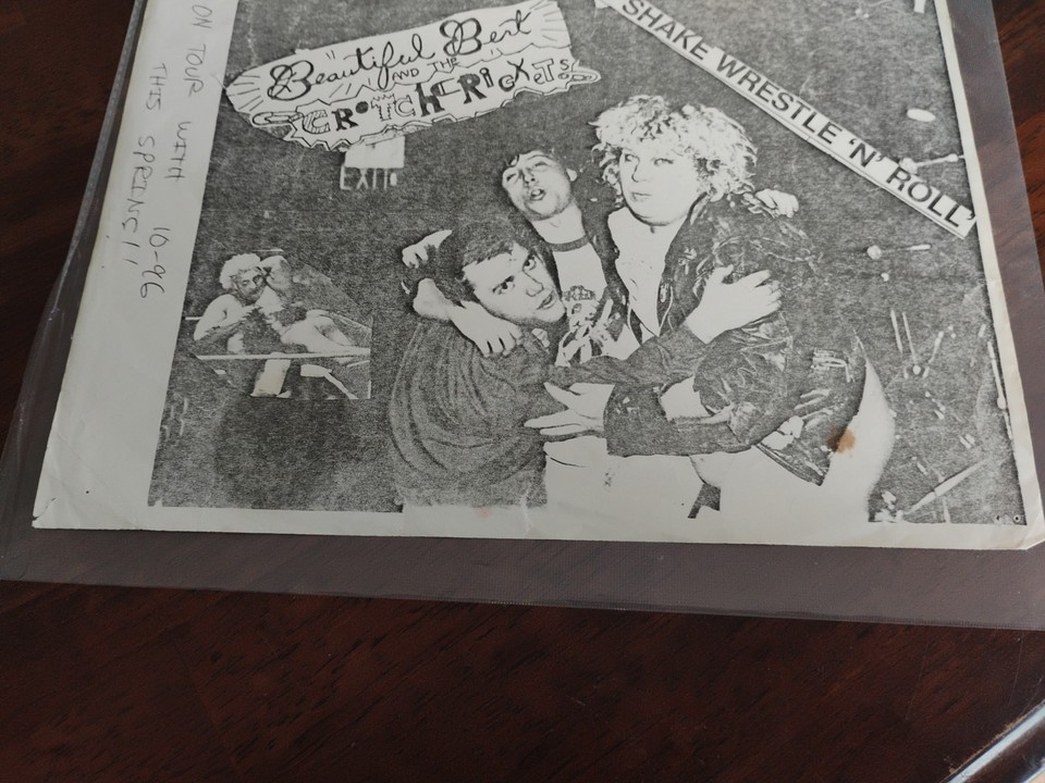 VINTAGE PUNK ROCK SHOW FLYER BEAUTIFUL BERT RARE GG ALLIN | eBay