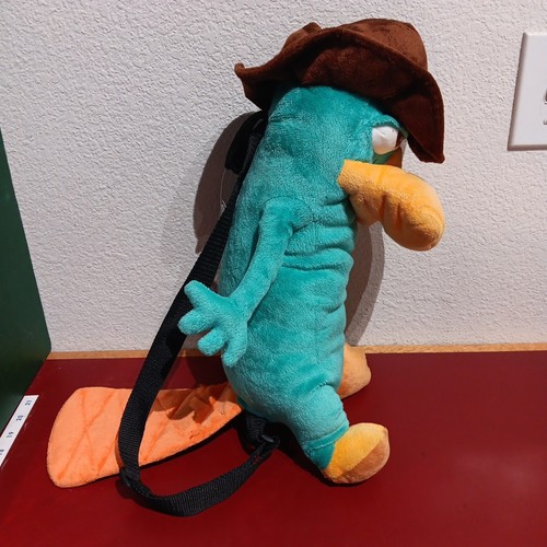 Perry the Platypus Plush Backpack Phineas And Ferb Agent P Disney W ...