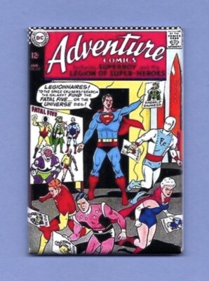 ADVENTURE COMICS COMIC BOOK COVER *2X3 FRIDGE MAGNET* CLASSIC VINTAGE ...