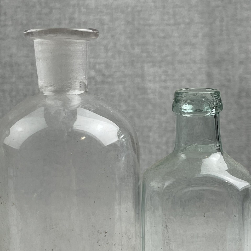 Pontiled Apothecary Bottles Open Pontil Medicinal Bottles - Lot of 4 | eBay