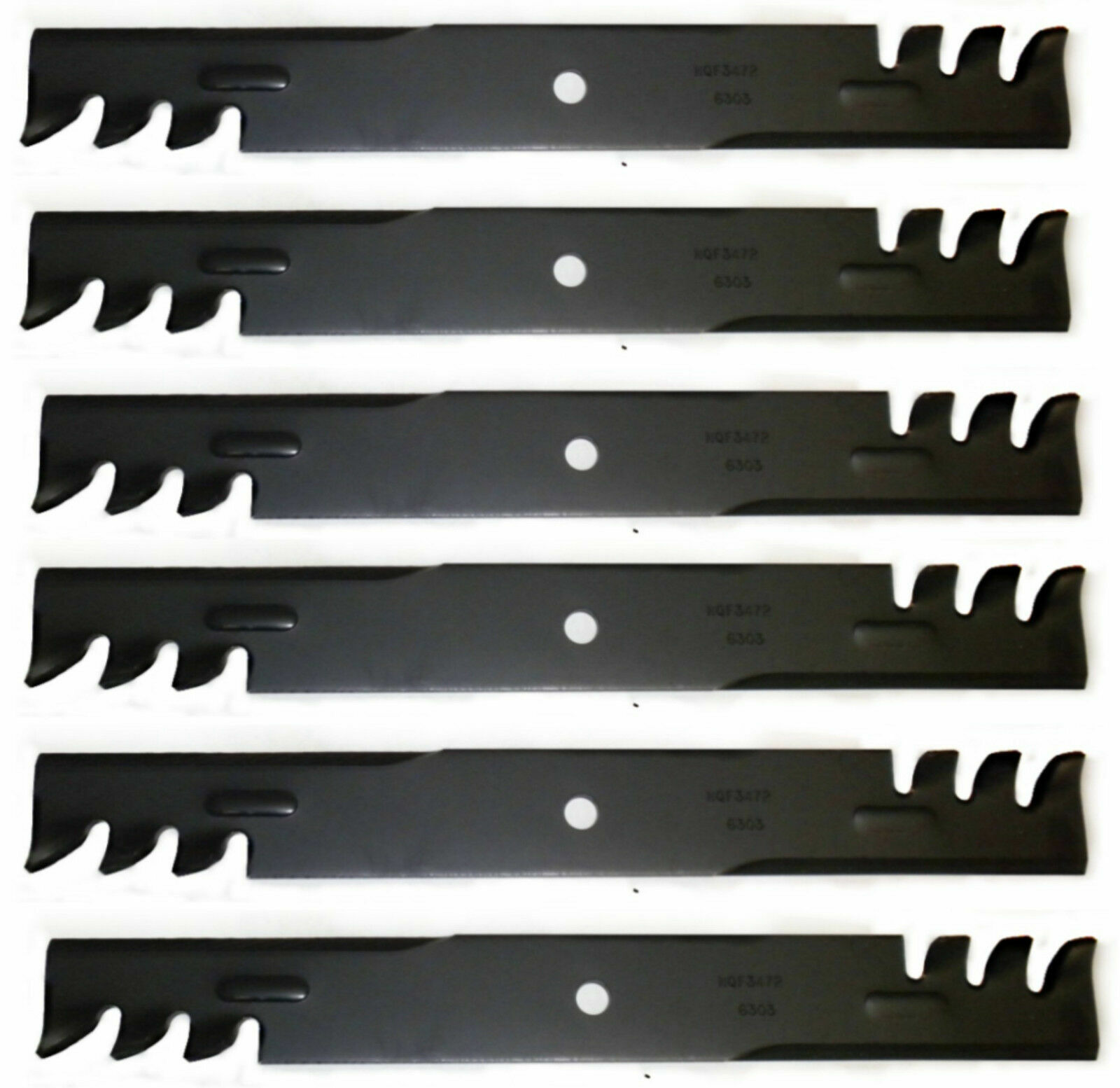(6) 6303 Rotary Blades Comaptible With Exmark 1-613112, 103-031-S ...