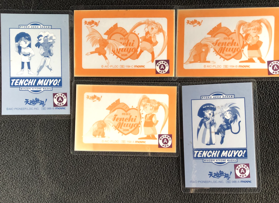 TENCHI MUYO TRADING COLLECTION RARE IDOL CARDS VINTAGE 1994 MOVIC | eBay