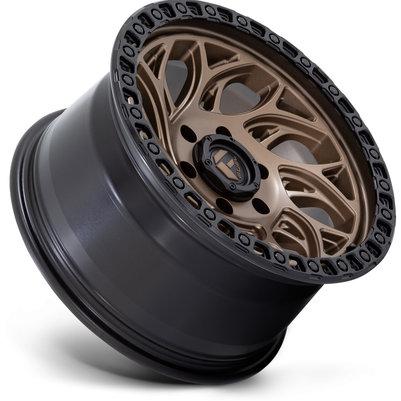 (Set of 4) Fuel D841 Runner OR 18x9 6x5.5" -12mm Bronze Wheels Rims 18 ...