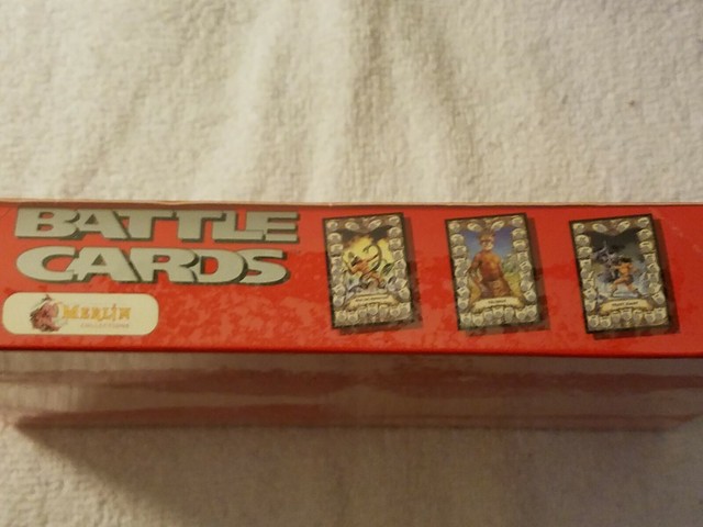 Scratch and Slay Combat System Merlin Battle Cards Factory 1993 for ...