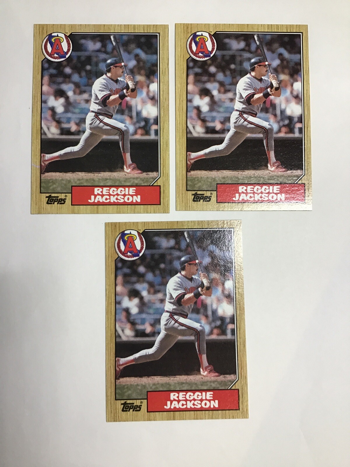 1987 Topps Baseball #300 Reggie Jackson - 3 Cards LOT - NM-MINT 2366 | eBay