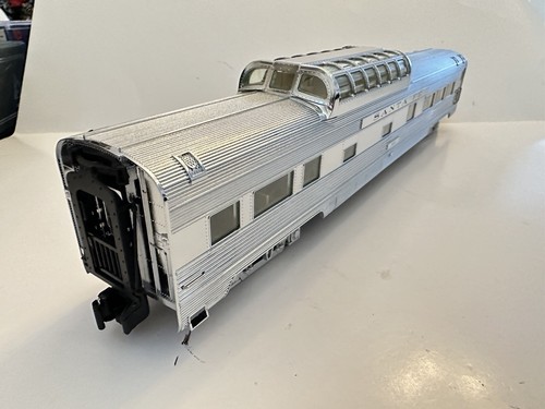 Budd By American Models S Scale Budd Vista Dome Santa Fe 501 Chrome ...