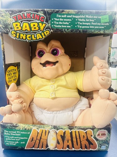 Hasbro Disney Talking Baby Sinclair 1991 Rare Toy - 7190 for sale ...