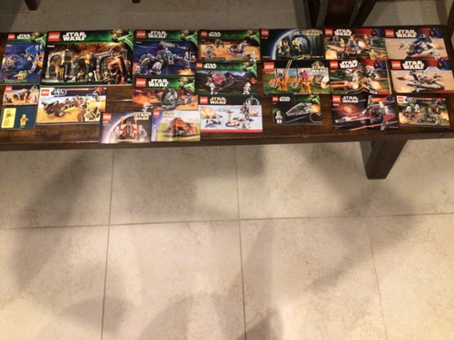 LOT 20 LEGO Star Wars Instruction Manual books 75005 75013 75002 75015 ...