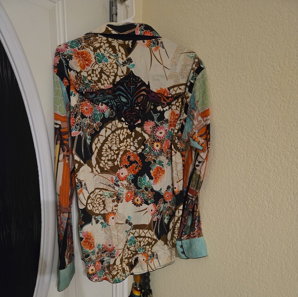 Robert Graham Button Shirt Men Size L MISUNDERSTOOD LIMITED EDITION | eBay