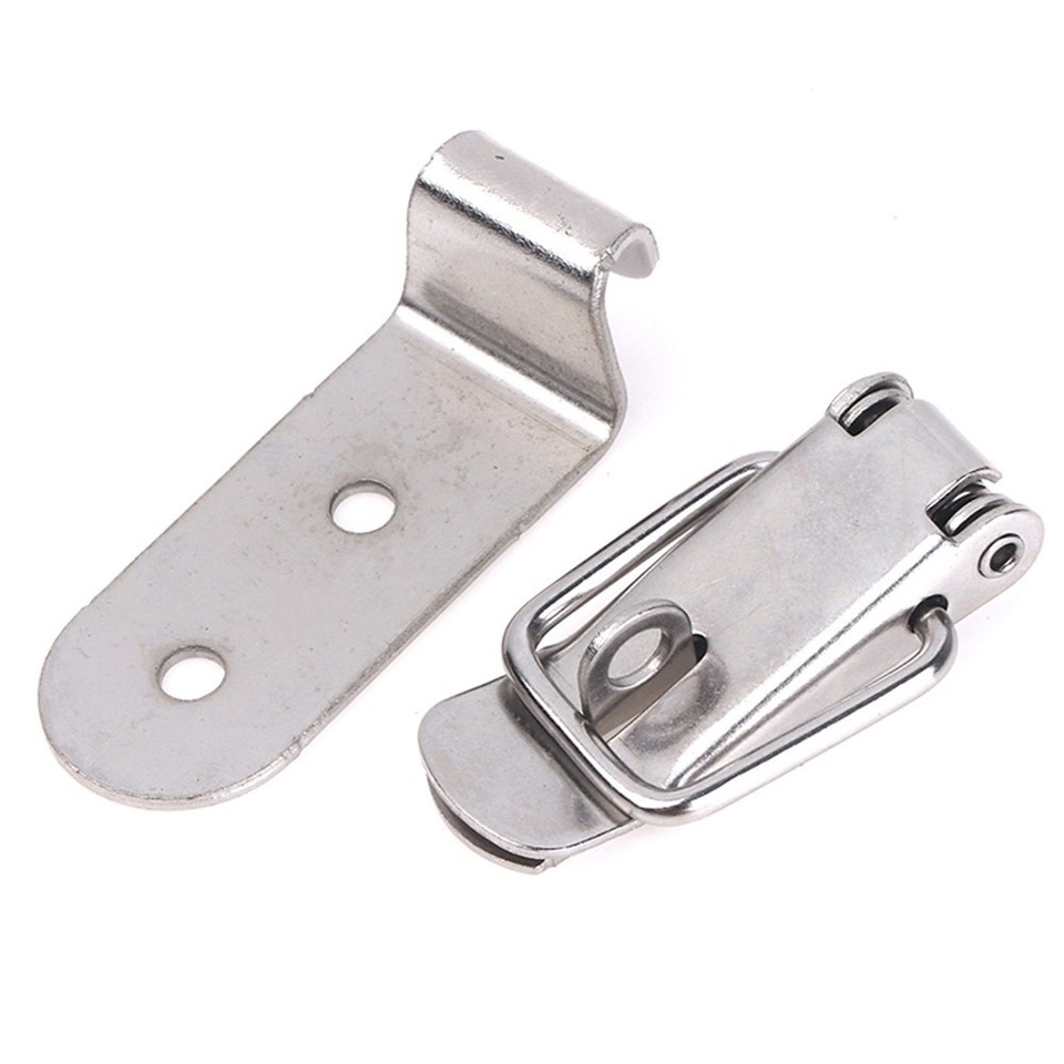 Duckbill Hook Lock Spring Loaded Clip Stainless Steel Latch Box Lock ...