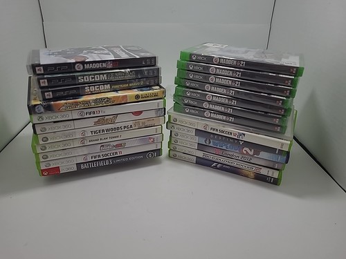 Lot Of 26 Untested Xbox, Xbox One, Psp, Gc Some New Lot May Need ...