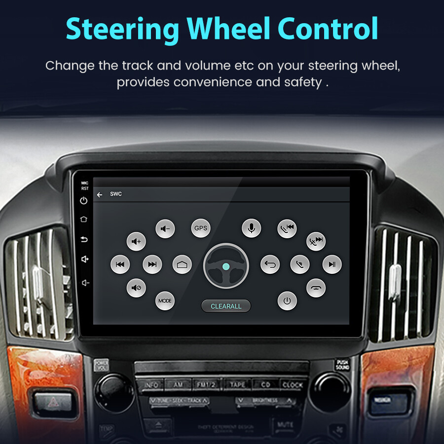 For 1998-2003 Lexus Rx300 Android 13.0 Car Stereo Radio GPS NAVI WIFI ...