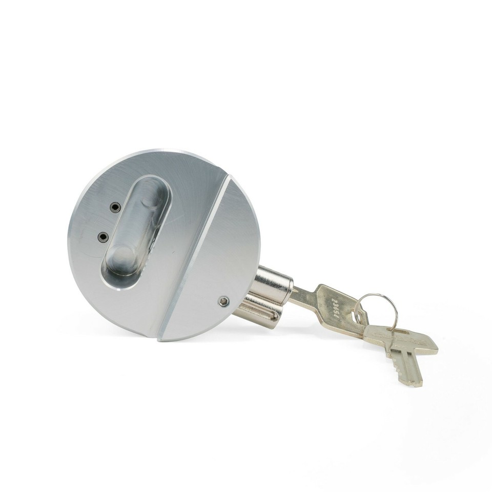 (Qty 1) Slick Locks AL-PL-1 - Hockey Puck Lock - Aluminum Security Lock ...