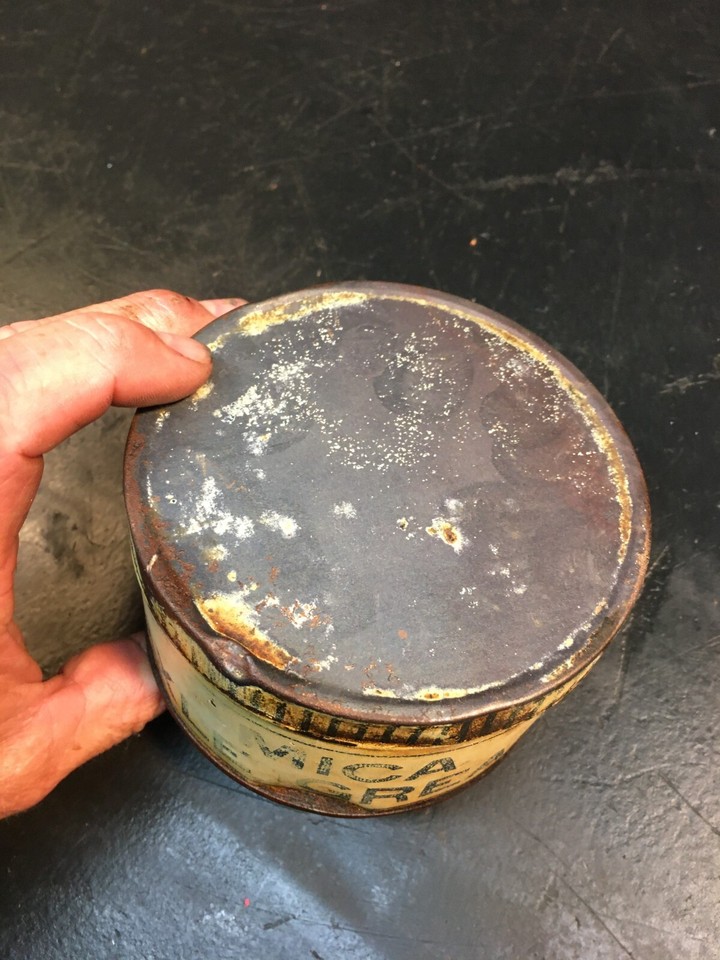EARLY Socony-Vacuum Mica Axle Grease 1 Lb. Advertising Grease Can Oil ...