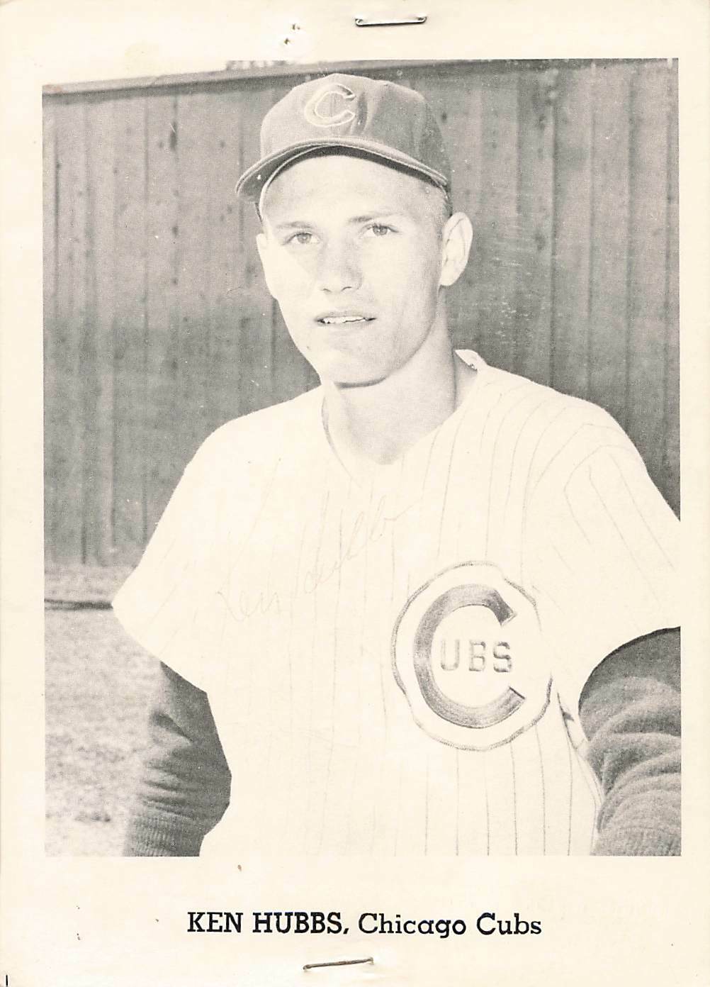 Ken Hubbs Cubs Signed 5x7 Photo Autograph Auto PSA/DNA AK00663 | eBay