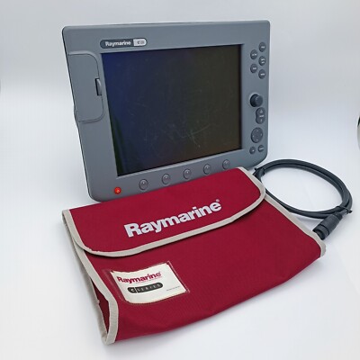 Raymarine C120 GPS Chartplotter Radar Multi-Function Display Tested ...