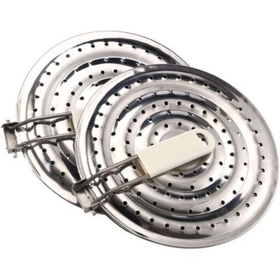 Simmer Ring Heat Diffuser Stove Pan Gas Electric Slow Cook Ring 20cm ...