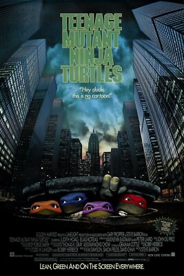 Teenage Mutant Ninja Turtles movie poster - 11 x 17 inches (tmnt1 ...