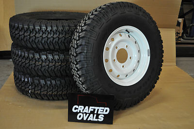 Goodyear Wrangler MT/R 235/85r16 & Wolf Style Steel rims to fit LR ...