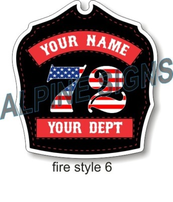 Fire & Rescue - Fire Helmet Stickers