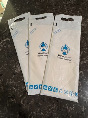 Wine Diaper Reusable Protective And Absorbent Wine Bottle Bags For ...