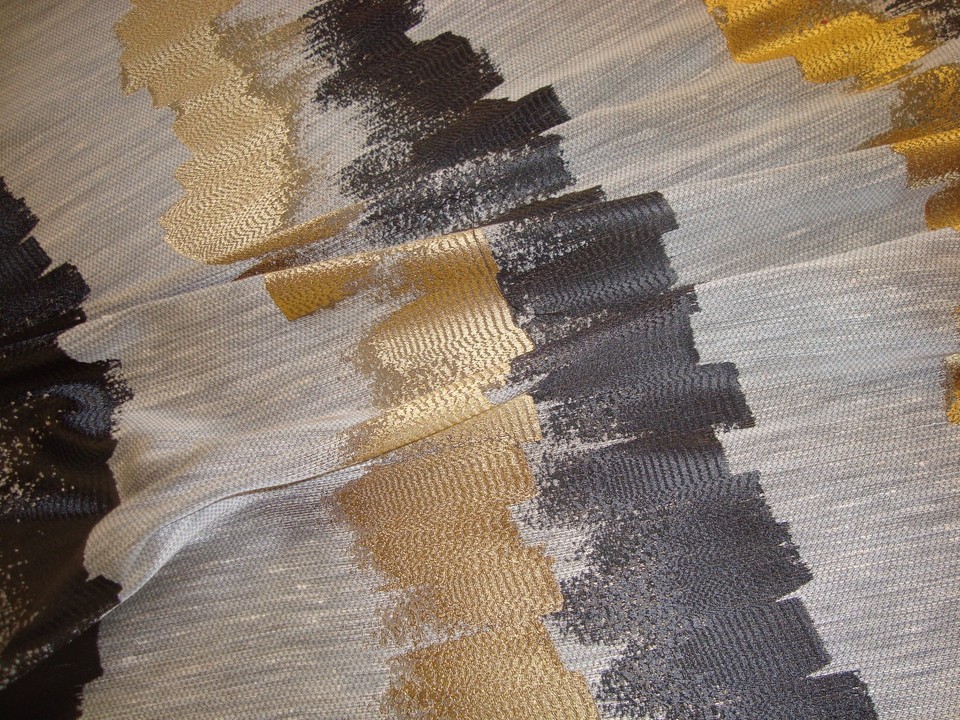 24" REMNANT RODOLPH WANDERLUST SOLSTICE Metallic UPHOLSTERY FABRIC for ...