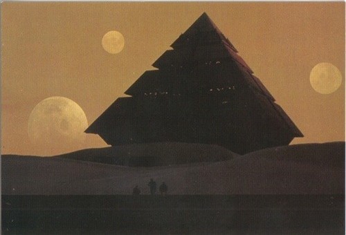 Stargate Movie Alien Pyramid Ship 4 x 6 Glossy Postcard 1994 NEW UNUSED ...