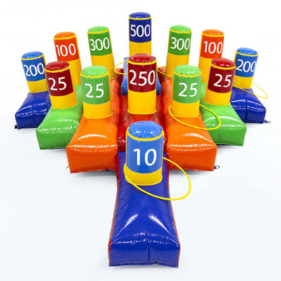 4x4x2m Inflatable Ring Toss Game Inflatable Carnival Game For Kids and ...