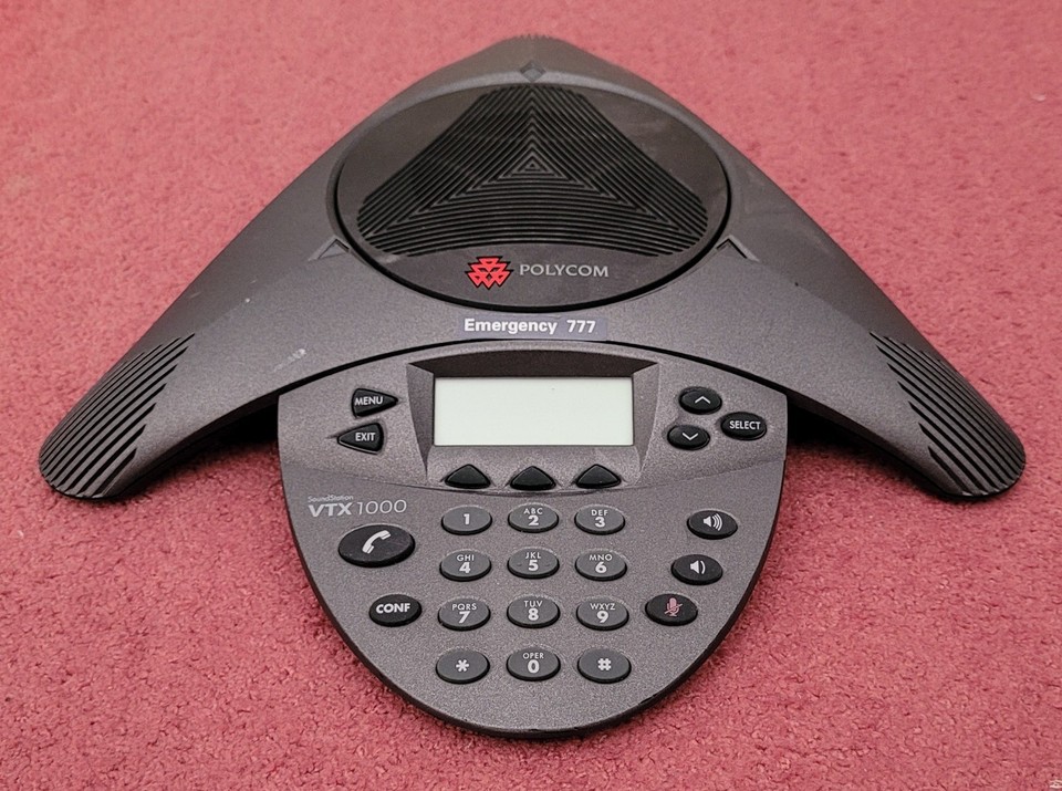 Spider Conference Speakerphone Polycom Soundstation VTX1000 Unit Only ...