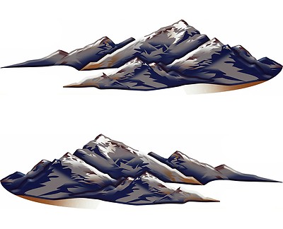 2 RV KEYSTONE MONTANA MOUNTAIN SCENES DECAL GRAPHICS -55 | eBay